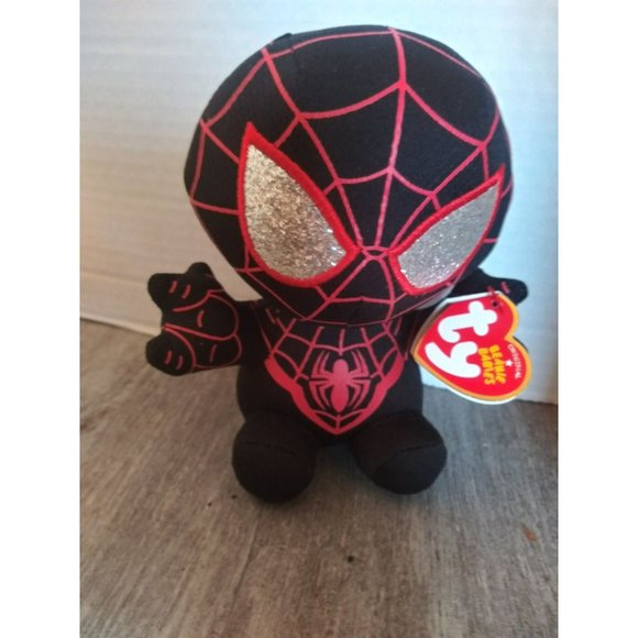 Toys | Marvel Ty Beanie Baby 6 Marvel Miles Morales Spiderman W Tag ...